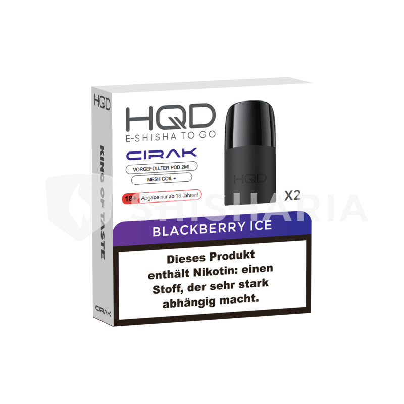 HQD Pods E-Zigarette Black Ice