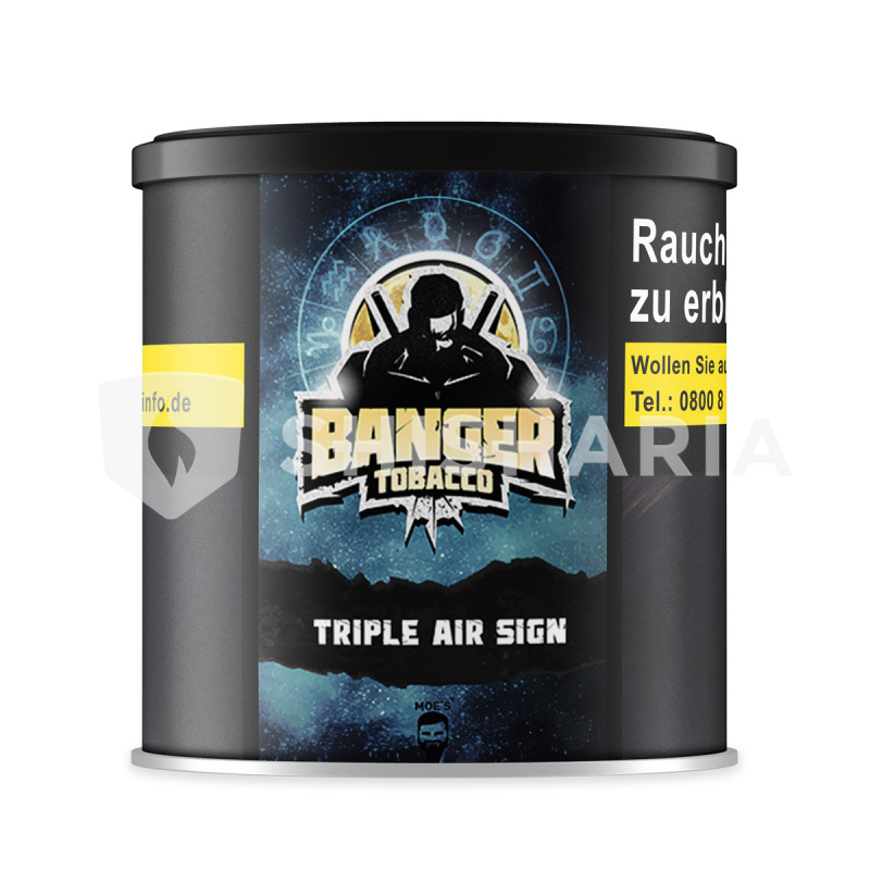Banger Tobacco Triple Air Sign 200g Shisha Tabak